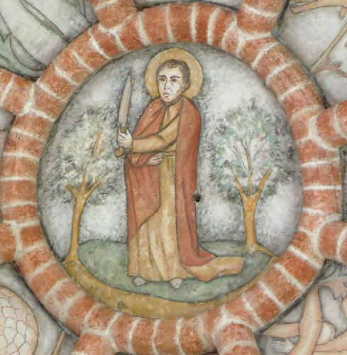Gewelfschilderingen – Bartholomeüskerk te Stedum